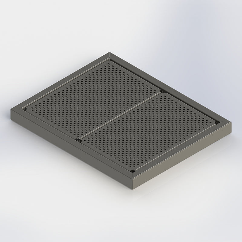 Allied Stainless 42" Stainless Steel Beer Drip Pan - Access Pro Supply